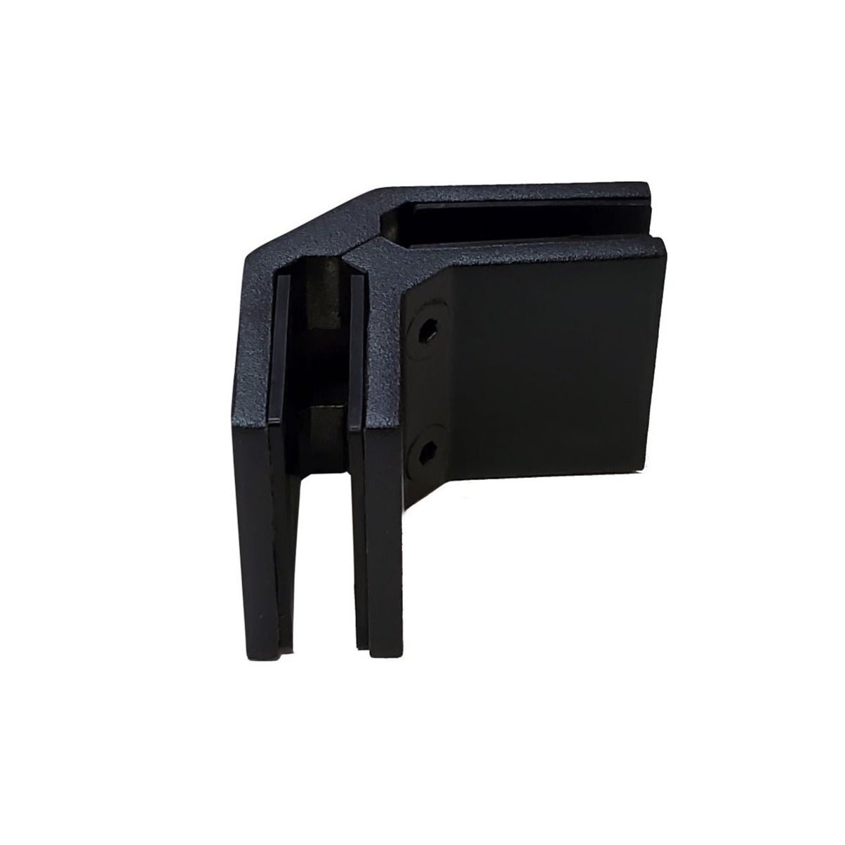 90 Degree Stainless Steel Glass Connector - 12 mm - 1/2'' - Black ...