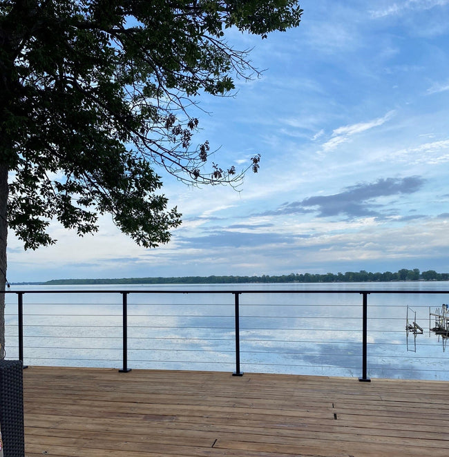 Cable Railing With Metal Post – Gauthier De LaPlante